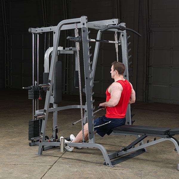 Body-Solid Smith Machine Lat Attachment — FROGSHOP