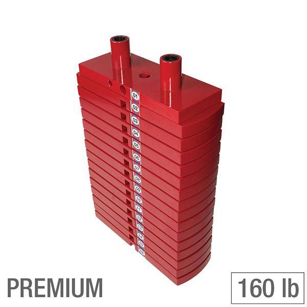 Body-Solid 160 lb. Premium Selectorized Weight Stack — FROGSHOP