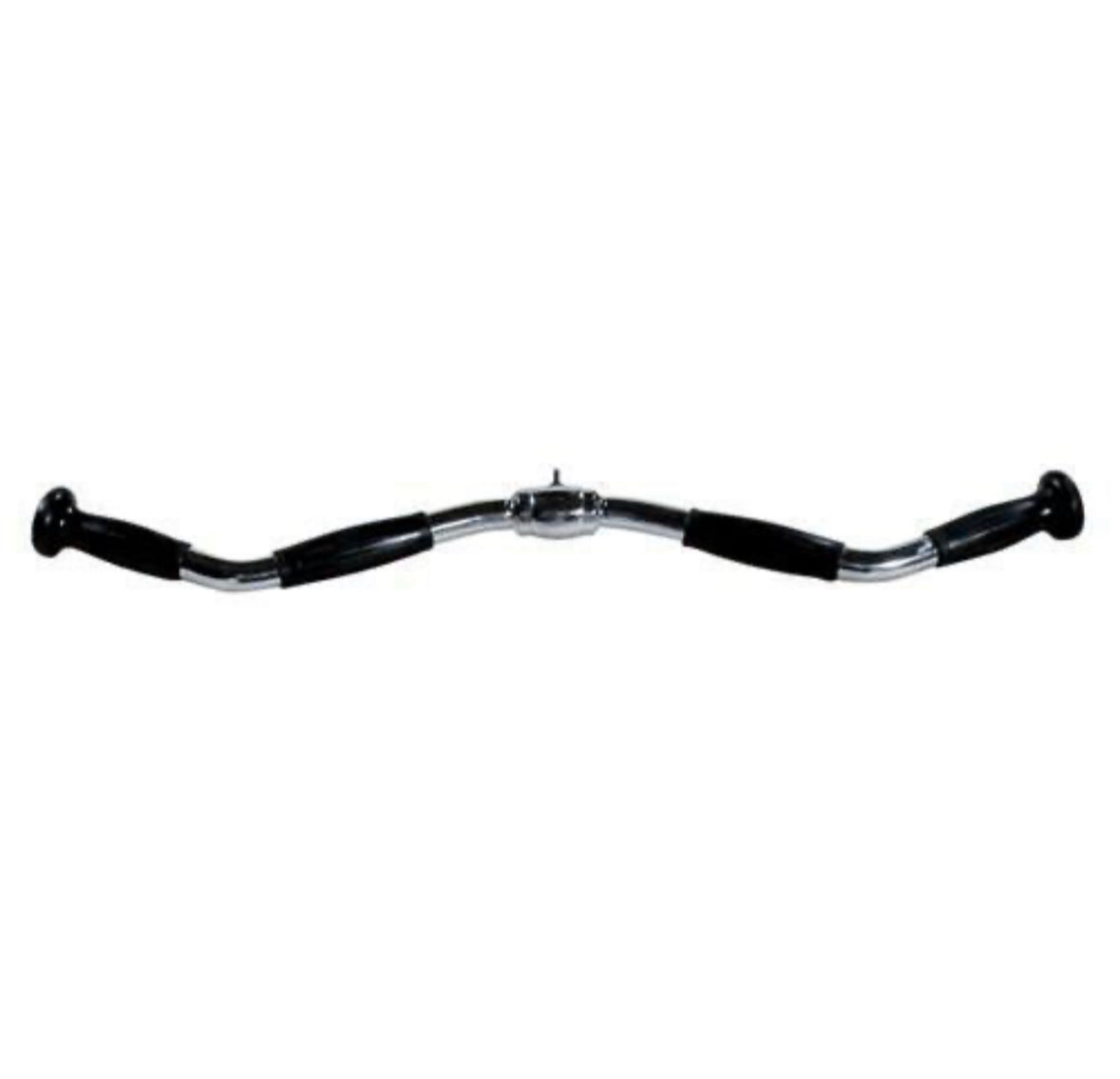 28” Chrome Revolving Curl Bar w/ Rubber Ergo Grips — FROGSHOP